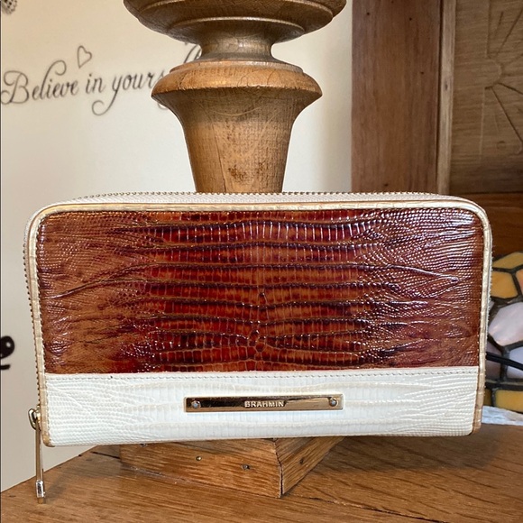 Brahmin | Bags | Brahmin Zip Around Wallet | Poshmark